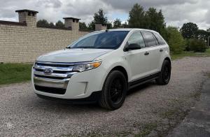 White Ford Edge 2013 in Vilnius, with an engine capacity of 2.00 L and mileage of 193 thousand km for 5500 €, photo 3 on AUTOMOTO.COM.LV