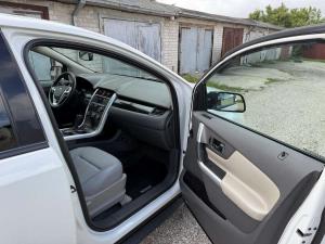 White Ford Edge 2013 in Vilnius, with an engine capacity of 2.00 L and mileage of 193 thousand km for 5500 €, photo 17 on AUTOMOTO.COM.LV