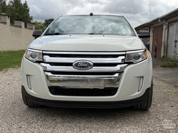 White Ford Edge 2013 in Vilnius, with an engine capacity of 2.00 L and mileage of 193 thousand km for 5250 €, photo 9 on AUTOMOTO.COM.LV