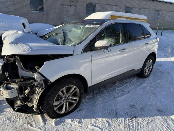 White Ford Edge 2015 in Utena, with an engine capacity of 3.50 L and mileage of 195 thousand km for 4400 €, photo 1 on AUTOMOTO.COM.LV