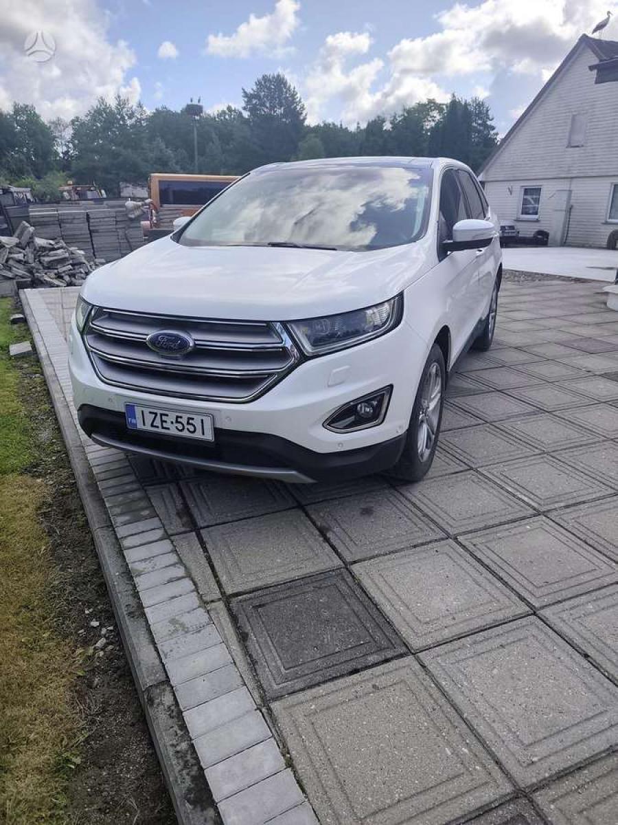 White Ford Edge 2016 in Klaipeda, with an engine capacity of 2.00 L and mileage of 290 thousand km for 5250 €, photo 1 on AUTOMOTO.COM.LV
