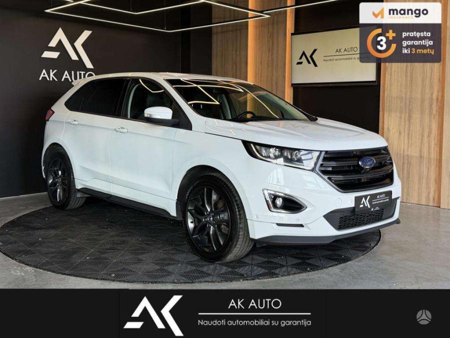 White Ford Edge 2016 in Kaunas, with an engine capacity of 2.00 L and mileage of 192 thousand km for 15990 €, photo 1 on AUTOMOTO.COM.LV