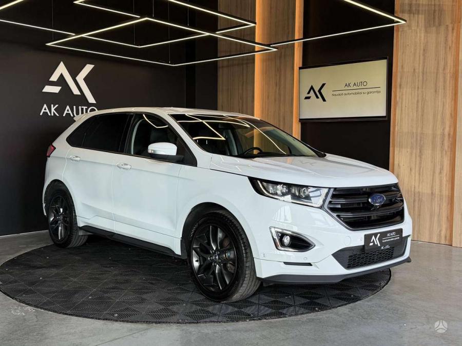 White Ford Edge 2016 in Kaunas, with an engine capacity of 2.00 L and mileage of 192 thousand km for 15990 €, photo 3 on AUTOMOTO.COM.LV