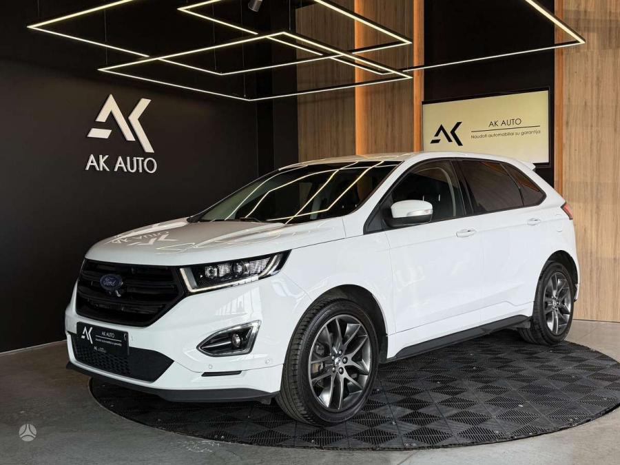 White Ford Edge 2016 in Kaunas, with an engine capacity of 2.00 L and mileage of 192 thousand km for 15990 €, photo 7 on AUTOMOTO.COM.LV