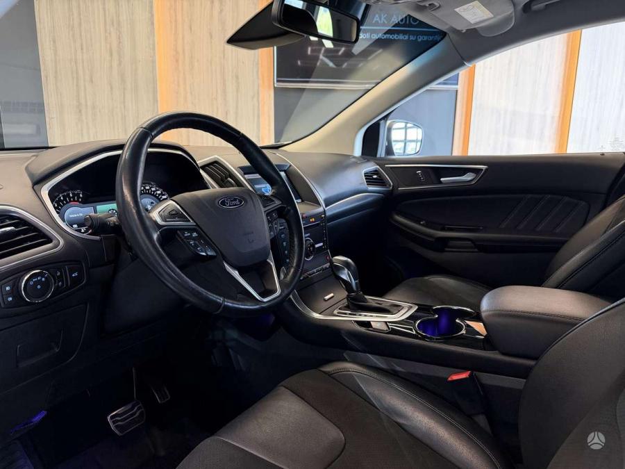 White Ford Edge 2016 in Kaunas, with an engine capacity of 2.00 L and mileage of 192 thousand km for 15990 €, photo 14 on AUTOMOTO.COM.LV