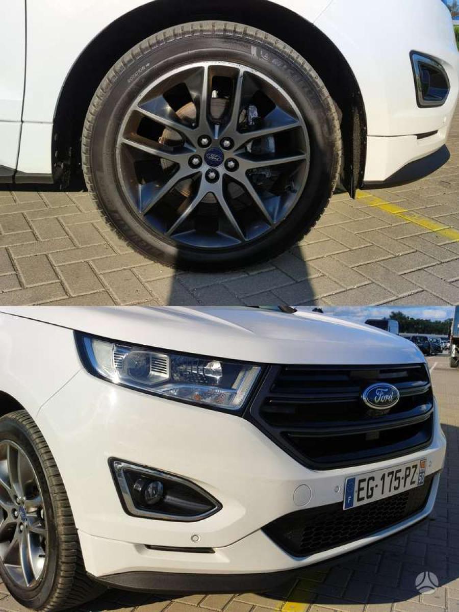 White Ford Edge 2016 in Taurage, with an engine capacity of 2.00 L and mileage of 184 thousand km for 13200 €, photo 5 on AUTOMOTO.COM.LV