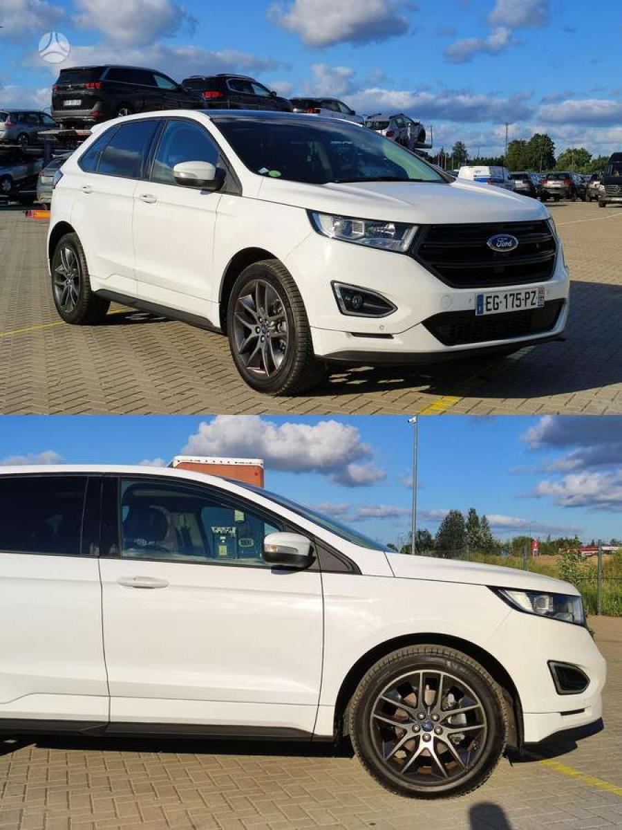 White Ford Edge 2016 in Taurage, with an engine capacity of 2.00 L and mileage of 184 thousand km for 13200 €, photo 9 on AUTOMOTO.COM.LV