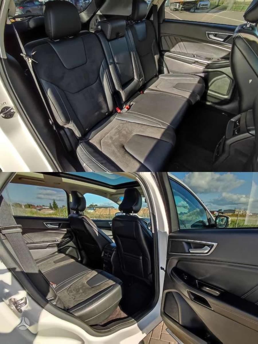 White Ford Edge 2016 in Taurage, with an engine capacity of 2.00 L and mileage of 184 thousand km for 13200 €, photo 16 on AUTOMOTO.COM.LV