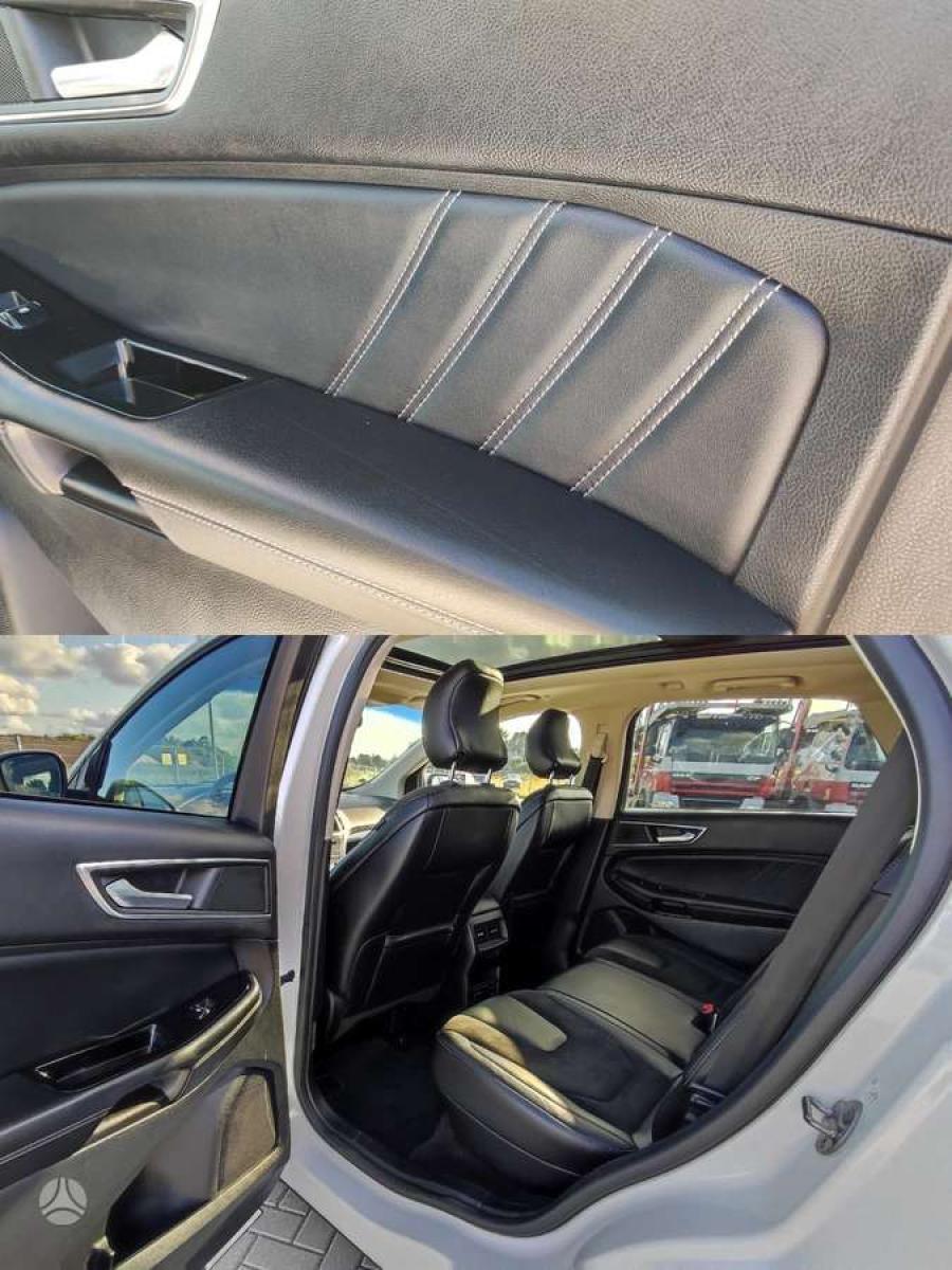 White Ford Edge 2016 in Taurage, with an engine capacity of 2.00 L and mileage of 184 thousand km for 13200 €, photo 18 on AUTOMOTO.COM.LV