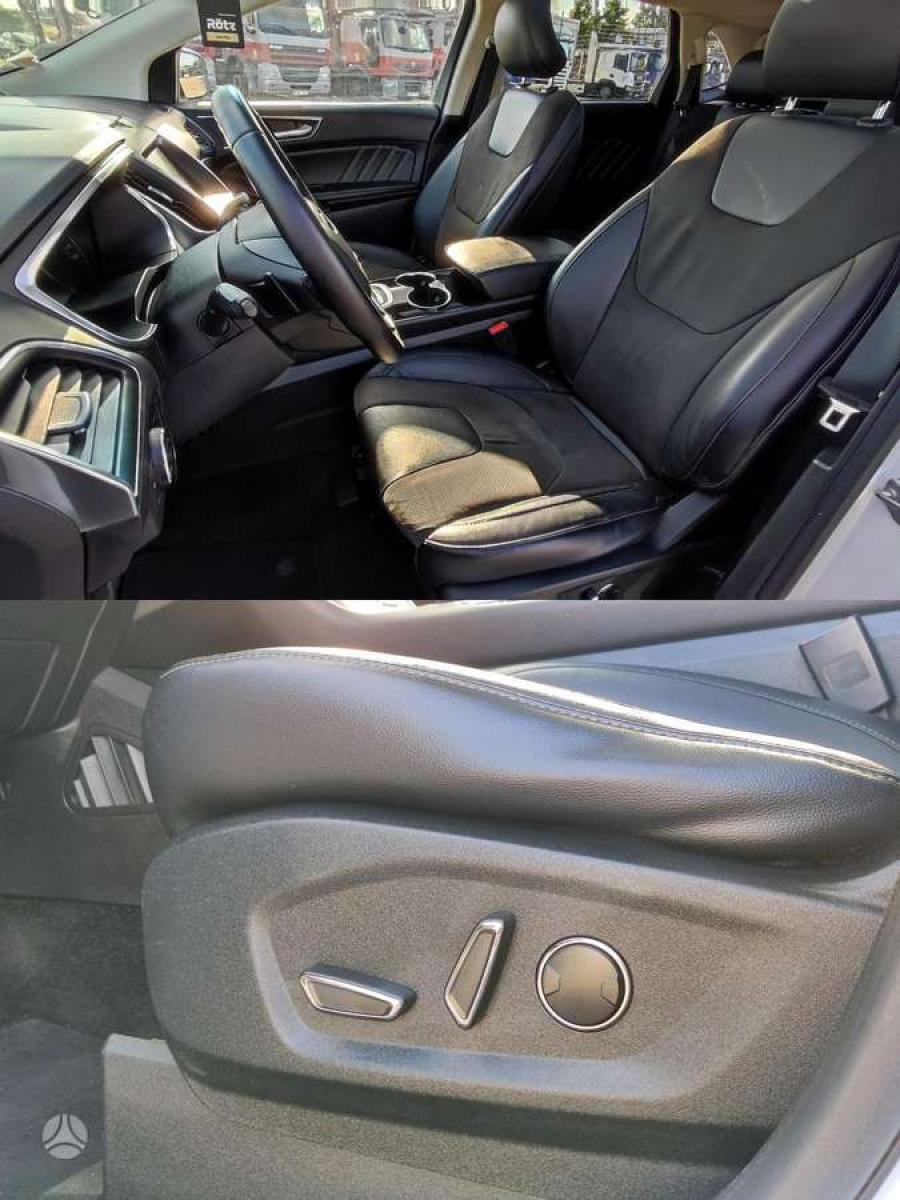 White Ford Edge 2016 in Taurage, with an engine capacity of 2.00 L and mileage of 184 thousand km for 13200 €, photo 20 on AUTOMOTO.COM.LV