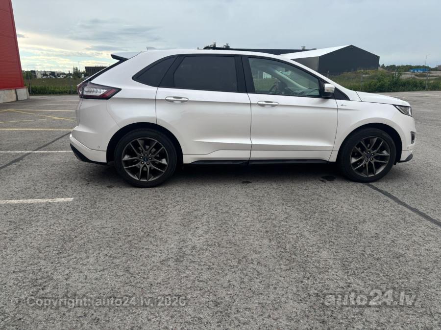 White Ford Edge 2017 in Tallinn, with an engine capacity of 2.00 L and mileage of 128 thousand km for 16400 €, photo 6 on AUTOMOTO.COM.LV