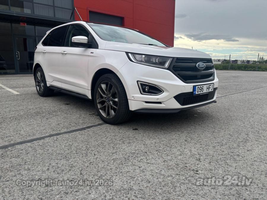 White Ford Edge 2017 in Tallinn, with an engine capacity of 2.00 L and mileage of 128 thousand km for 16400 €, photo 7 on AUTOMOTO.COM.LV