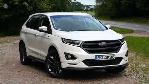 White Ford Edge 2017 in Kretinga, with an engine capacity of 2.00 L and mileage of 240 thousand km for 9499 €, photo  on AUTOMOTO.COM.LV
