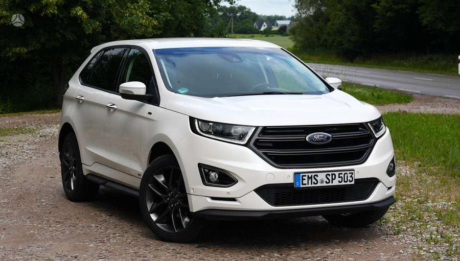 White Ford Edge 2017 in Kretinga, with an engine capacity of 2.00 L and mileage of 240 thousand km for 9499 €, photo 1 on AUTOMOTO.COM.LV