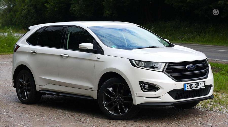 White Ford Edge 2017 in Kretinga, with an engine capacity of 2.00 L and mileage of 240 thousand km for 9499 €, photo 3 on AUTOMOTO.COM.LV