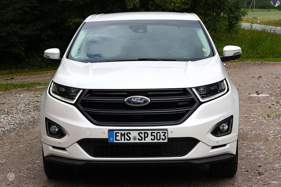 White Ford Edge 2017 in Kretinga, with an engine capacity of 2.00 L and mileage of 240 thousand km for 9499 €, photo 6 on AUTOMOTO.COM.LV
