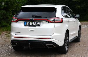 White Ford Edge 2017 in Kretinga, with an engine capacity of 2.00 L and mileage of 240 thousand km for 9499 €, photo 17 on AUTOMOTO.COM.LV