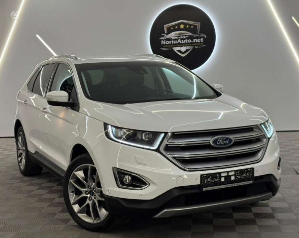 White Ford Edge 2017 in Marijampole, with an engine capacity of 2.00 L and mileage of 192 thousand km for 13750 €, photo 1 on AUTOMOTO.COM.LV