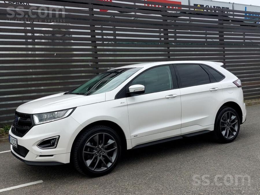 White Ford Edge 2018 in Riga, with an engine capacity of 2.00 L and mileage of 122 thousand km for 24500 €, photo 2 on AUTOMOTO.COM.LV