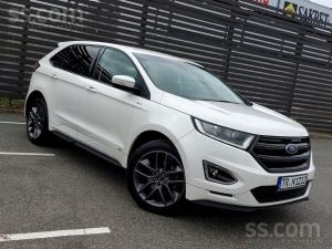 White Ford Edge 2018 in Riga, with an engine capacity of 2.00 L and mileage of 122 thousand km for 24500 €, photo 4 on AUTOMOTO.COM.LV