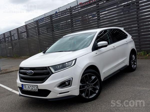 White Ford Edge 2018 in Riga, with an engine capacity of 2.00 L and mileage of 122 thousand km for 24500 €, photo 6 on AUTOMOTO.COM.LV