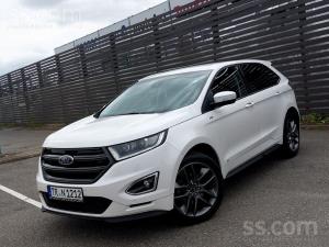 White Ford Edge 2018 in Riga, with an engine capacity of 2.00 L and mileage of 122 thousand km for 24500 €, photo 6 on AUTOMOTO.COM.LV
