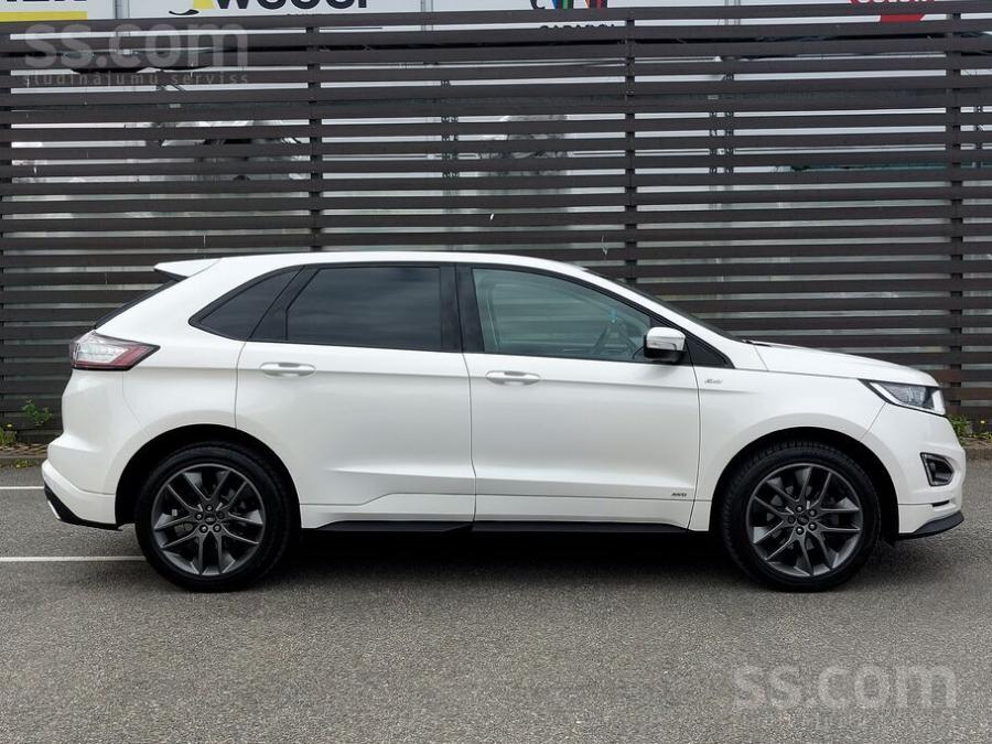 White Ford Edge 2018 in Riga, with an engine capacity of 2.00 L and mileage of 122 thousand km for 24500 €, photo 7 on AUTOMOTO.COM.LV