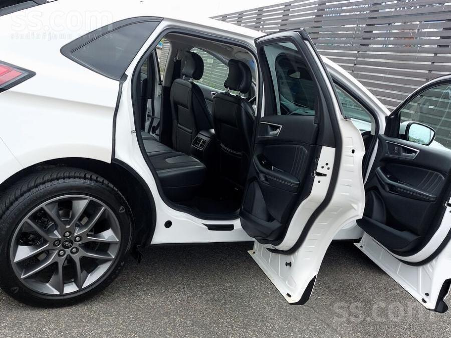 White Ford Edge 2018 in Riga, with an engine capacity of 2.00 L and mileage of 122 thousand km for 24500 €, photo 29 on AUTOMOTO.COM.LV