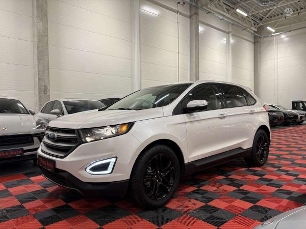 White Ford Edge 2018 in Vilnius, with an engine capacity of 1.99 L and mileage of 93 thousand km for 16590 €, photo 1 on AUTOMOTO.COM.LV