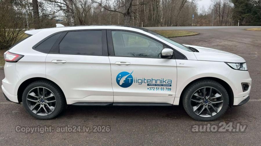 White Ford Edge 2018 in Tallinn, with an engine capacity of 2.00 L and mileage of 227 thousand km for 18000 €, photo 5 on AUTOMOTO.COM.LV