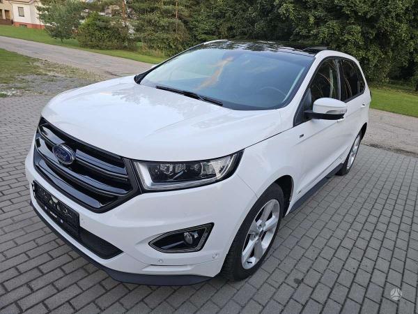 White Ford Edge 2018 in Ukmerge, with an engine capacity of 2.00 L and mileage of 244 thousand km for 13300 €, photo 7 on AUTOMOTO.COM.LV