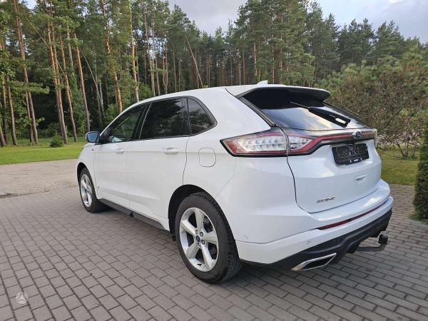 White Ford Edge 2018 in Ukmerge, with an engine capacity of 2.00 L and mileage of 244 thousand km for 13300 €, photo 9 on AUTOMOTO.COM.LV