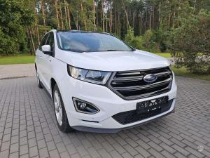 White Ford Edge 2018 in Ukmerge, with an engine capacity of 2.00 L and mileage of 244 thousand km for 13300 €, photo 16 on AUTOMOTO.COM.LV