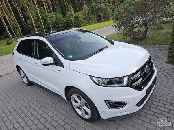 White Ford Edge 2018 in Ukmerge, with an engine capacity of 2.00 L and mileage of 244 thousand km for 12500 €, photo 1 on AUTOMOTO.COM.LV