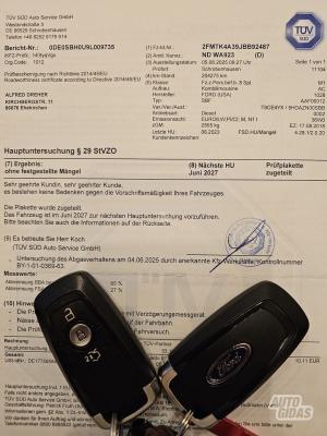 White Ford Edge 2018 in Ukmerge, with an engine capacity of 2.00 L and mileage of 244 thousand km for 12500 €, photo 6 on AUTOMOTO.COM.LV