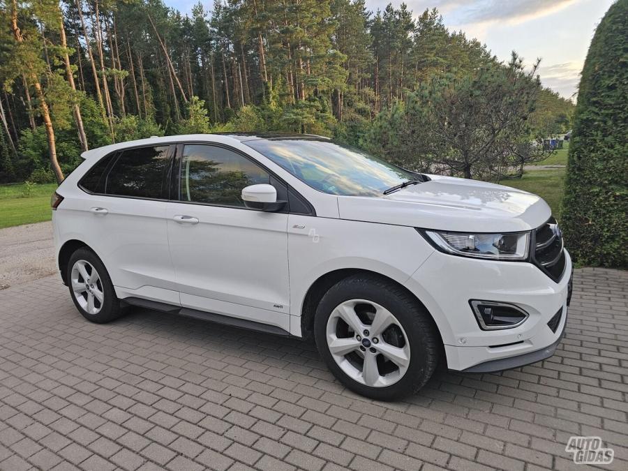 White Ford Edge 2018 in Ukmerge, with an engine capacity of 2.00 L and mileage of 244 thousand km for 12500 €, photo 15 on AUTOMOTO.COM.LV