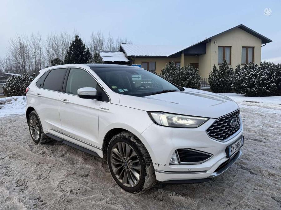 White Ford Edge 2019 in Taurage, with an engine capacity of 2.00 L and mileage of 258 thousand km for 15500 €, photo 12 on AUTOMOTO.COM.LV