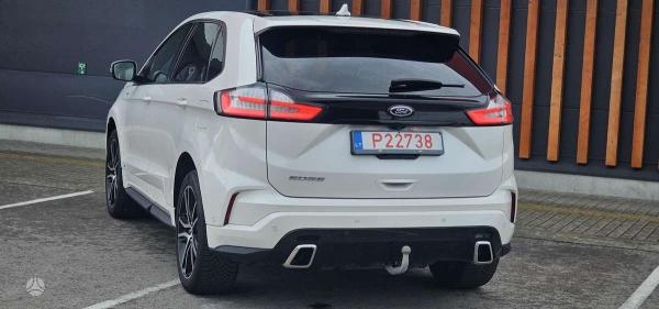 White Ford Edge 2019 in Klaipeda, with an engine capacity of 2.00 L and mileage of 187 thousand km for 19800 €, photo 4 on AUTOMOTO.COM.LV