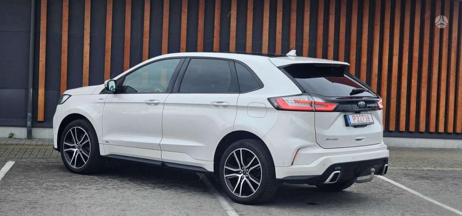 White Ford Edge 2019 in Klaipeda, with an engine capacity of 2.00 L and mileage of 187 thousand km for 19800 €, photo 6 on AUTOMOTO.COM.LV