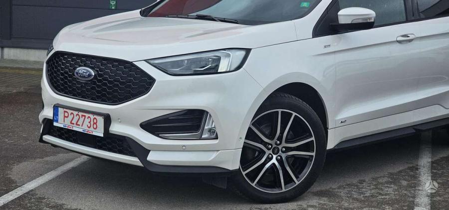 White Ford Edge 2019 in Klaipeda, with an engine capacity of 2.00 L and mileage of 187 thousand km for 19800 €, photo 7 on AUTOMOTO.COM.LV