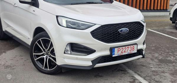 White Ford Edge 2019 in Klaipeda, with an engine capacity of 2.00 L and mileage of 187 thousand km for 19800 €, photo 8 on AUTOMOTO.COM.LV