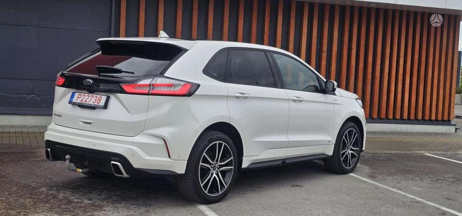 White Ford Edge 2019 in Klaipeda, with an engine capacity of 2.00 L and mileage of 187 thousand km for 19800 €, photo 12 on AUTOMOTO.COM.LV