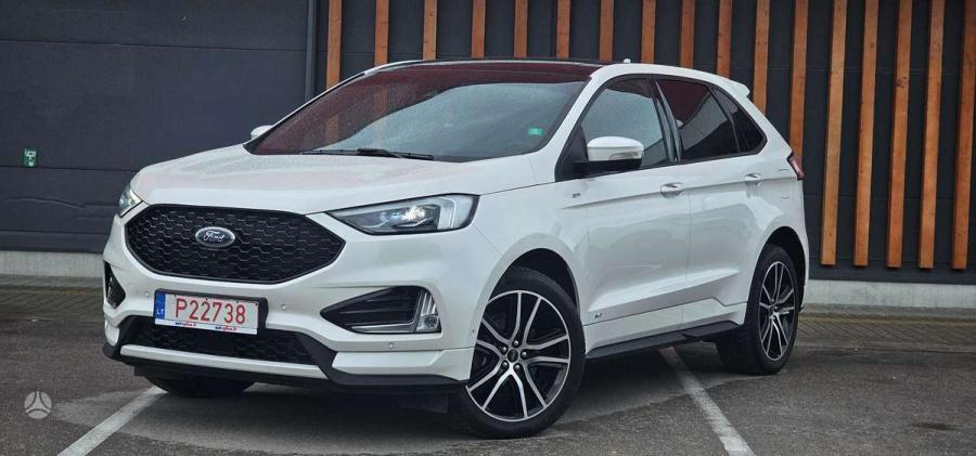 White Ford Edge 2019 in Klaipeda, with an engine capacity of 2.00 L and mileage of 187 thousand km for 19800 €, photo 37 on AUTOMOTO.COM.LV