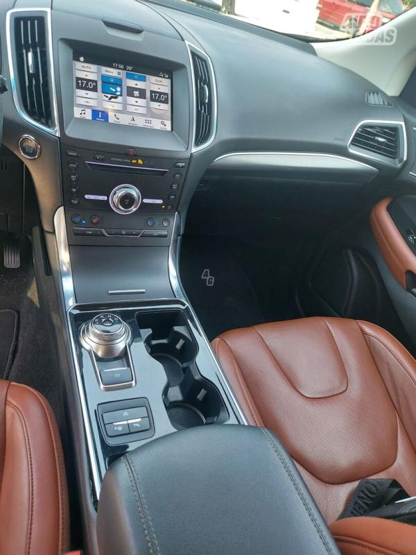 White Ford Edge 2019 in Klaipeda, with an engine capacity of 2.00 L and mileage of 209 thousand km for 16500 €, photo 10 on AUTOMOTO.COM.LV