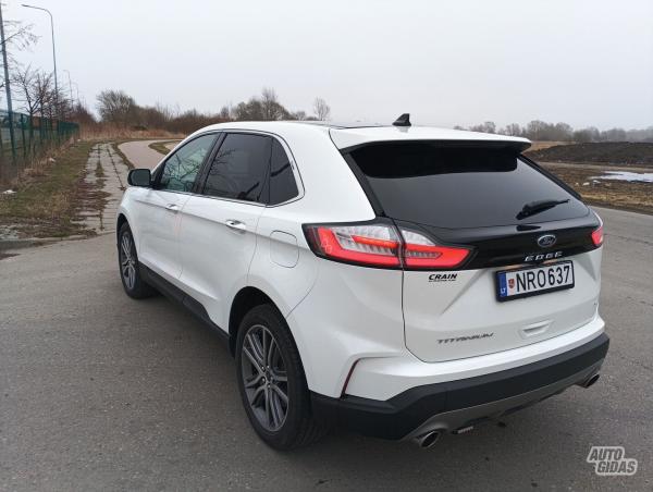 White Ford Edge 2022 in Klaipeda, with an engine capacity of 2.00 L and mileage of 95 thousand km for 18800 €, photo 4 on AUTOMOTO.COM.LV