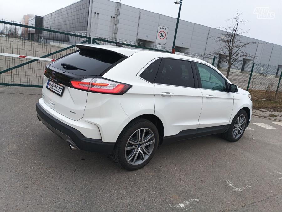 White Ford Edge 2022 in Klaipeda, with an engine capacity of 2.00 L and mileage of 95 thousand km for 18800 €, photo 7 on AUTOMOTO.COM.LV