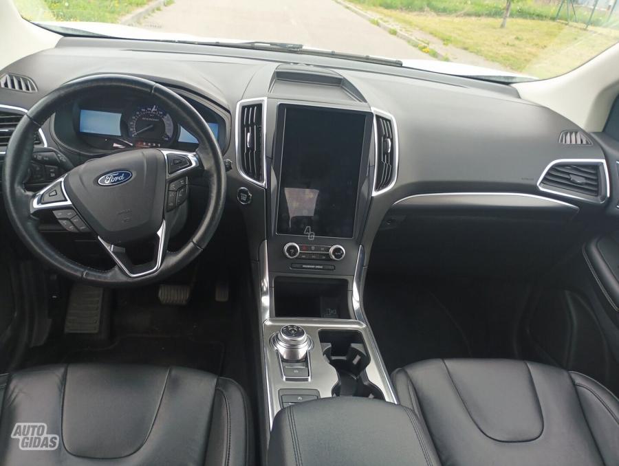 White Ford Edge 2022 in Klaipeda, with an engine capacity of 2.00 L and mileage of 95 thousand km for 18800 €, photo 12 on AUTOMOTO.COM.LV