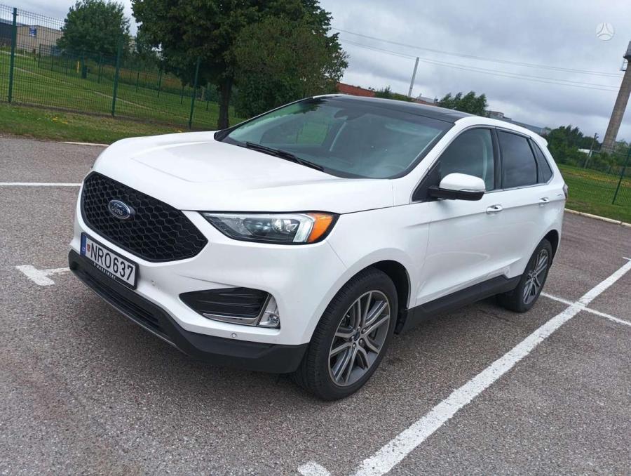 Balts Ford Edge 2022 Klaipėda, ar dzinēja tilpumu 2.00 L un nobraukumu 97 tūkst. km par 18800 €, foto 1 vietnē AUTOMOTO.COM.LV