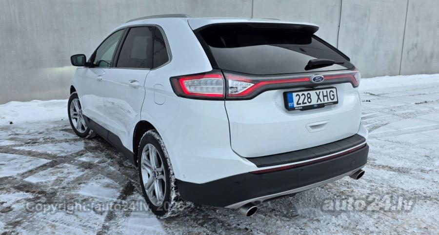 White Ford Edge 2016 in Tallinn, with an engine capacity of 2.00 L and mileage of 163 thousand km for 15500 €, photo 2 on AUTOMOTO.COM.LV