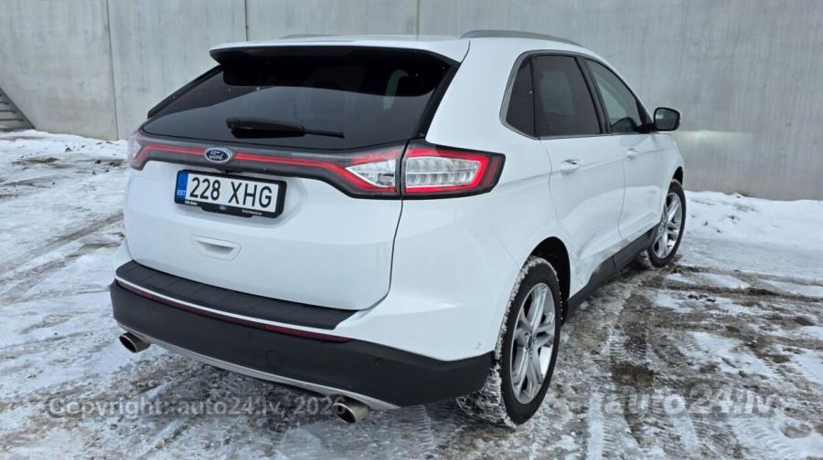 White Ford Edge 2016 in Tallinn, with an engine capacity of 2.00 L and mileage of 163 thousand km for 15500 €, photo 3 on AUTOMOTO.COM.LV
